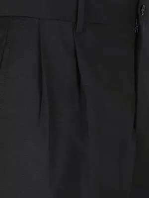 Emporio Armani Pleated Virgin Wool Trousers