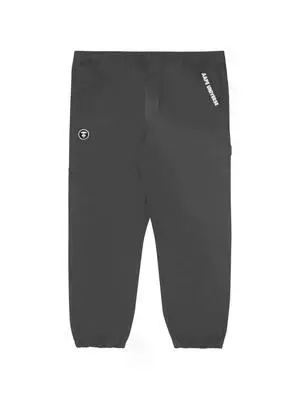 AAPE BY *A BATHING APE Moonface-logo Trousers - Grey