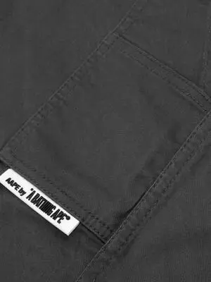 AAPE BY *A BATHING APE Moonface-logo Trousers