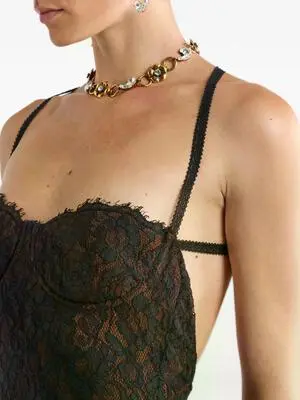 Etro Long Floral Lace Dress