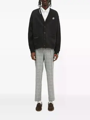 AAPE BY *A BATHING APE Moonface Logo-patch Cardigan