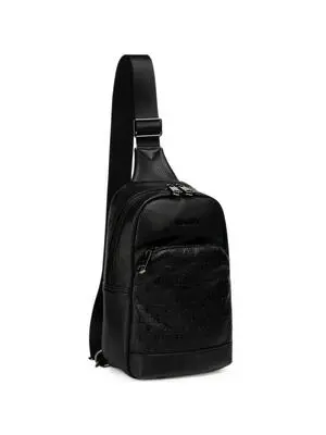 POLICE Roy Logo-embossed Belt Bag - Black