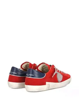 Philippe Model Prsx Lace-up Appliqué Sneakers