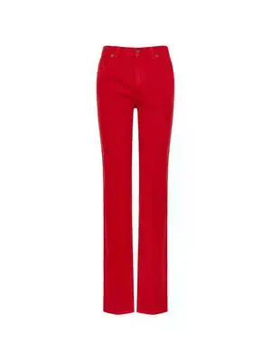 Chloé Log-patch Straight-leg Jeans