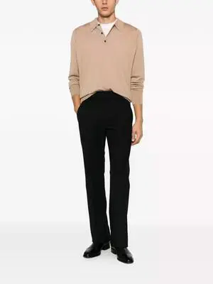 John Smedley Dorset Long-sleeve Polo Shirt