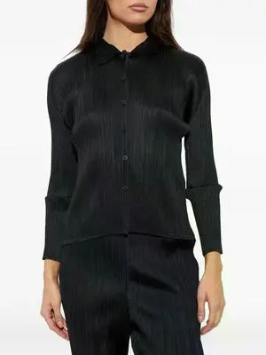 Issey Miyake Pleated Cardigan