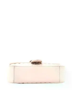 Gucci Gg Marmont Flap Bag Mixed Matelasse Leather Small Shoulder Bag