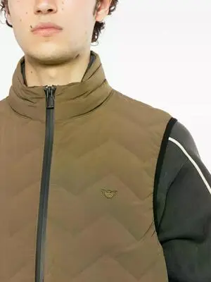 Emporio Armani Chevron Quilt Essential Gilet