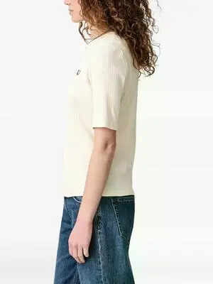 Fred Perry Laurel Wreath Ribbed-knit T-shirt