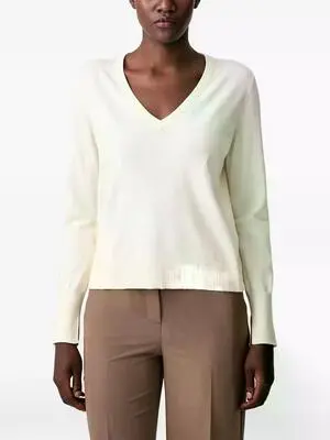 Sisley V-neck Sweater - Neutrals