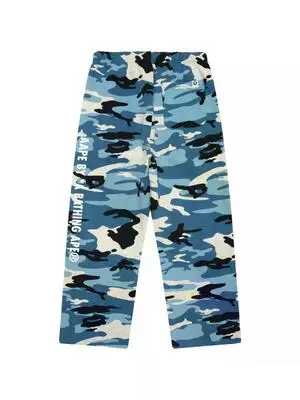 AAPE BY *A BATHING APE Aapenow Woodland Camo-pattern Track Pants
