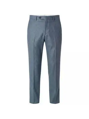 CELLAR DOOR Paloma Pressed-crease Trousers - Blue