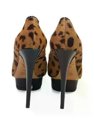 CHARLOTTE OLYMPIA Dolly Leopard-print Platform Pumps