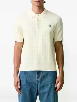 Fred Perry Argyle-knit Polo Shirt