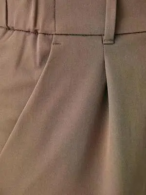 Sisley Pleated Cropped Trousers