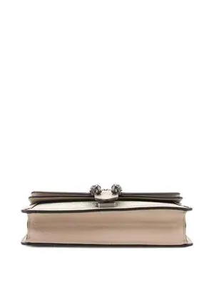 Gucci Dionysus Bag Gg Coated Canvas With Leather Small Shoulder Bag