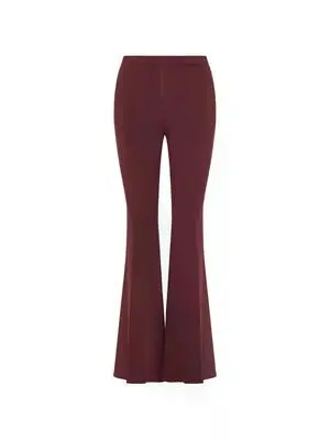 Etro Pressed-crease Flared Trousers - Red