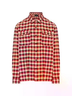 Ralph Lauren Check-pattern Flannel Shirt - Red