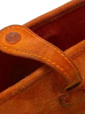 Hermès 2004 Tpm Evelyne Suede Crossbody Bag - Orange