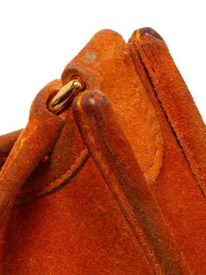 Hermès 2004 Tpm Evelyne Suede Crossbody Bag - Orange