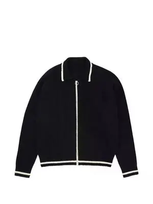 FORTELA Crow Zip-up Sweater - Blue