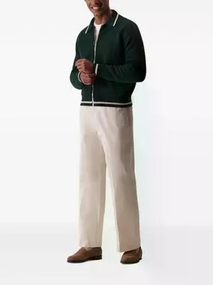 FORTELA Crow Zip-up Sweater