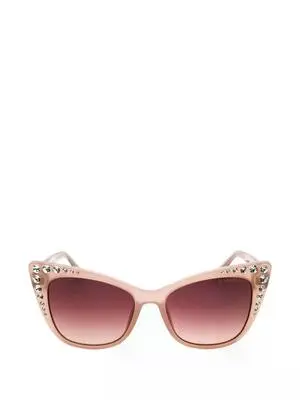 MARCIANO Crystal-embellished Cat-eye Sunglasses - Neutrals