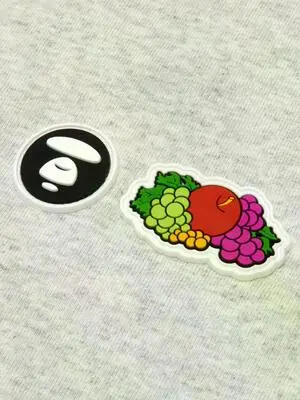 AAPE BY *A BATHING APE X Fruit Of The Loom Logo-patch T-shirt