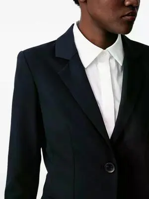 Sisley Notched-lapels Single-breasted Blazer