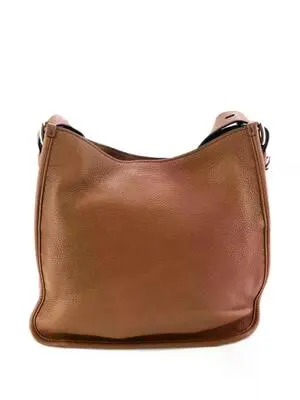 Prada Logo Strap Vitello Daino Medium Crossbody Bag - Brown