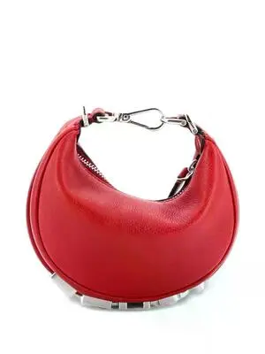 Fendi Fendigraphy Bag Leather Nano Hobo Bag