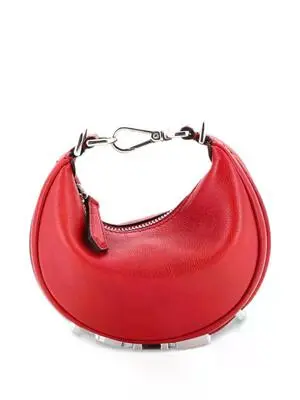 Fendi Fendigraphy Bag Leather Nano Hobo Bag