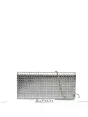 DIOR Lady Dior Microcannage Clutch Bag