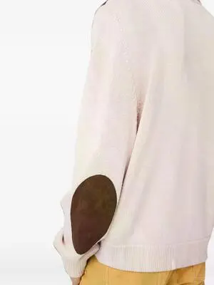 MAISON MARGIELA Contrast Knit Zip-up Jacket