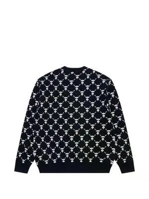 AAPE BY *A BATHING APE Moonface Logo-patch Sweater