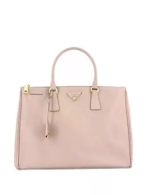 Prada Double Zip Lux Saffiano Leather Large Tote Bag