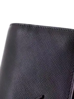 Prada Monochrome Wristlet Wallet On Chain Saffiano Leather Mini Clutch Bag