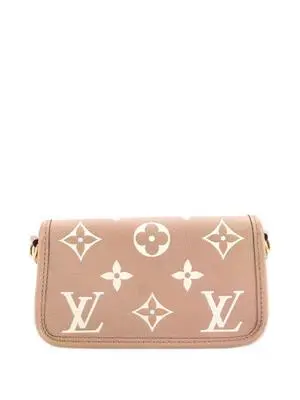 LOUIS VUITTON Diane Nm Handbag Bicolor Monogram Empreinte Giant Nano Shoulder Bag - Neutrals