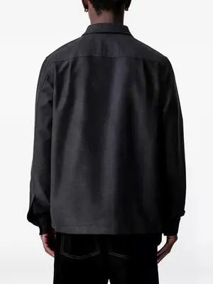 Fred Perry Logo-embroidered Chest-pocket Shirt