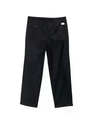 MANUEL RITZ Pleated Straight-leg Trousers - Blue