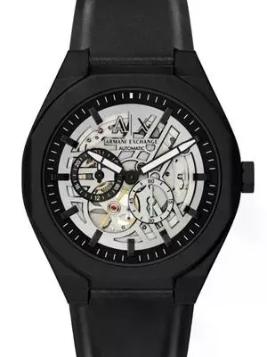Armani Exchange Sync 44mm Skeleton Watch