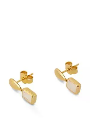 EDGE OF EMBER Pebble Birthstone Drop Earrings