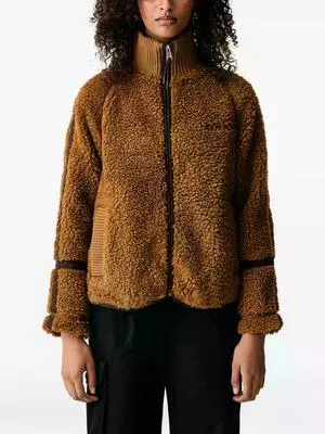 NAPAPIJRI Fleece-texture Zip-up Jacket