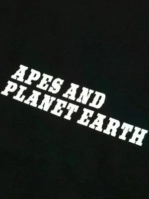AAPE BY *A BATHING APE Moonface-logo T-shirt - Black