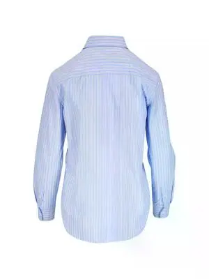 NILI LOTAN Raphael Vertical-stripe Shirt