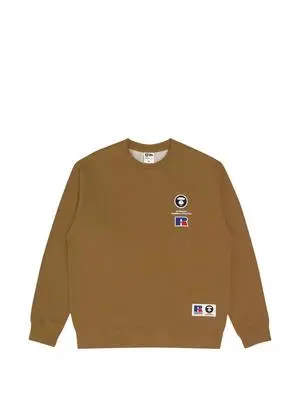 AAPE BY *A BATHING APE X Russel Athletic Moonface Sweatshirt - Grey