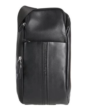 PIQUADRO Cross-body Bag Cow Leather, Eva Nylon, Polyester, Metal - Black