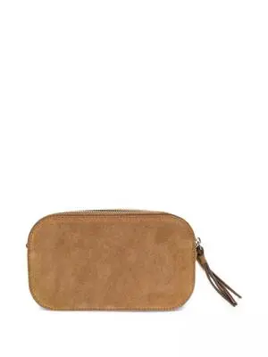 Tory Burch Mini Miller Suede Crossbody Bag - Brown