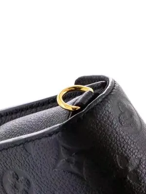 LOUIS VUITTON Pochette Metis Wallet On Chain Monogram Empreinte Leather Crossbody Bag - Black