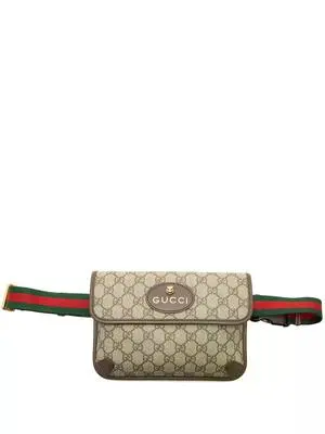 Gucci 2016-2026 Gg Supreme Web Neo Vintage Belt Bag - Neutrals